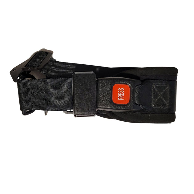 Wheelchair Padded Seat Belt Auto Style Metal Buckle Positioning Belt ...