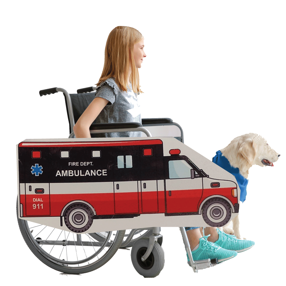 Ambulance Wheelchair Costume Child's – Rolling Buddies