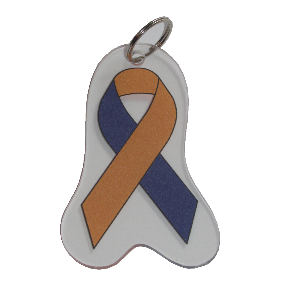 Caregivers Awareness Ribbon Keychain – Rolling Buddies