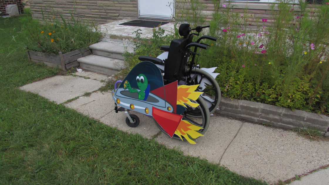 Alien Spaceship Wheelchair Costume Child's – Rolling Buddies