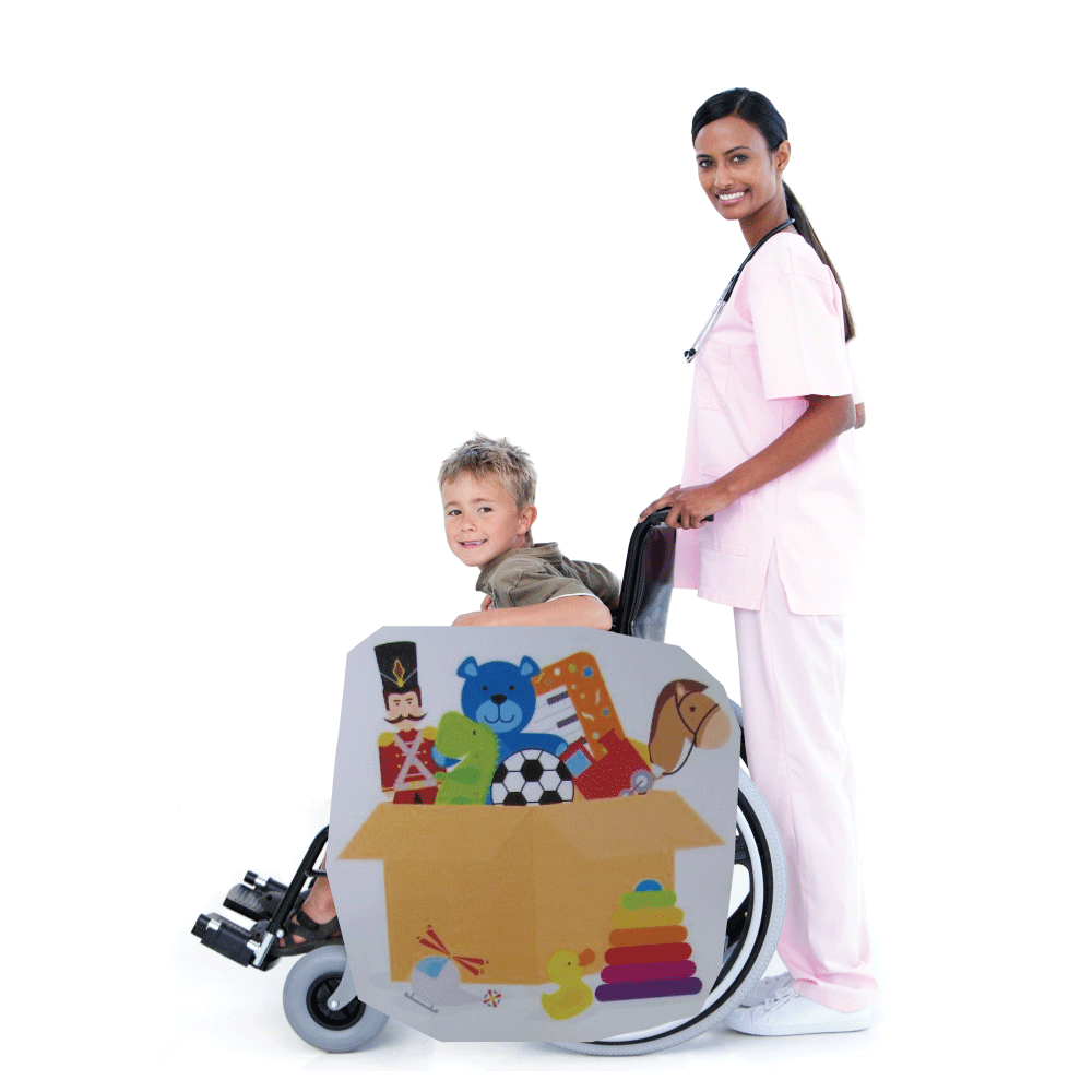 Box Of Toys Wheelchair Costume Child's – Rolling Buddies