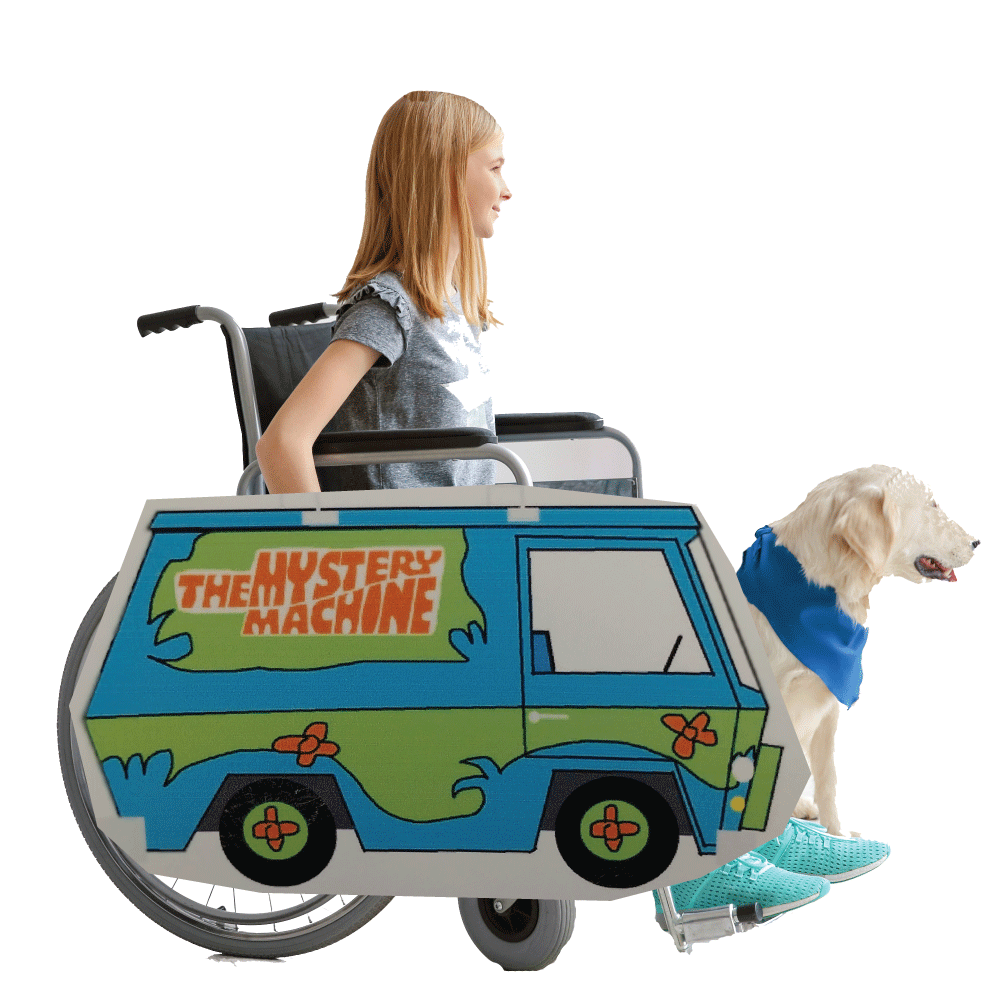 Mystery Machine Lookalike Wheelchair Costume Child's – Rolling Buddies